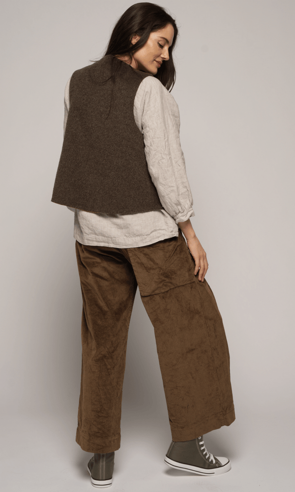 Violet Vest - Muse Linen Clothing